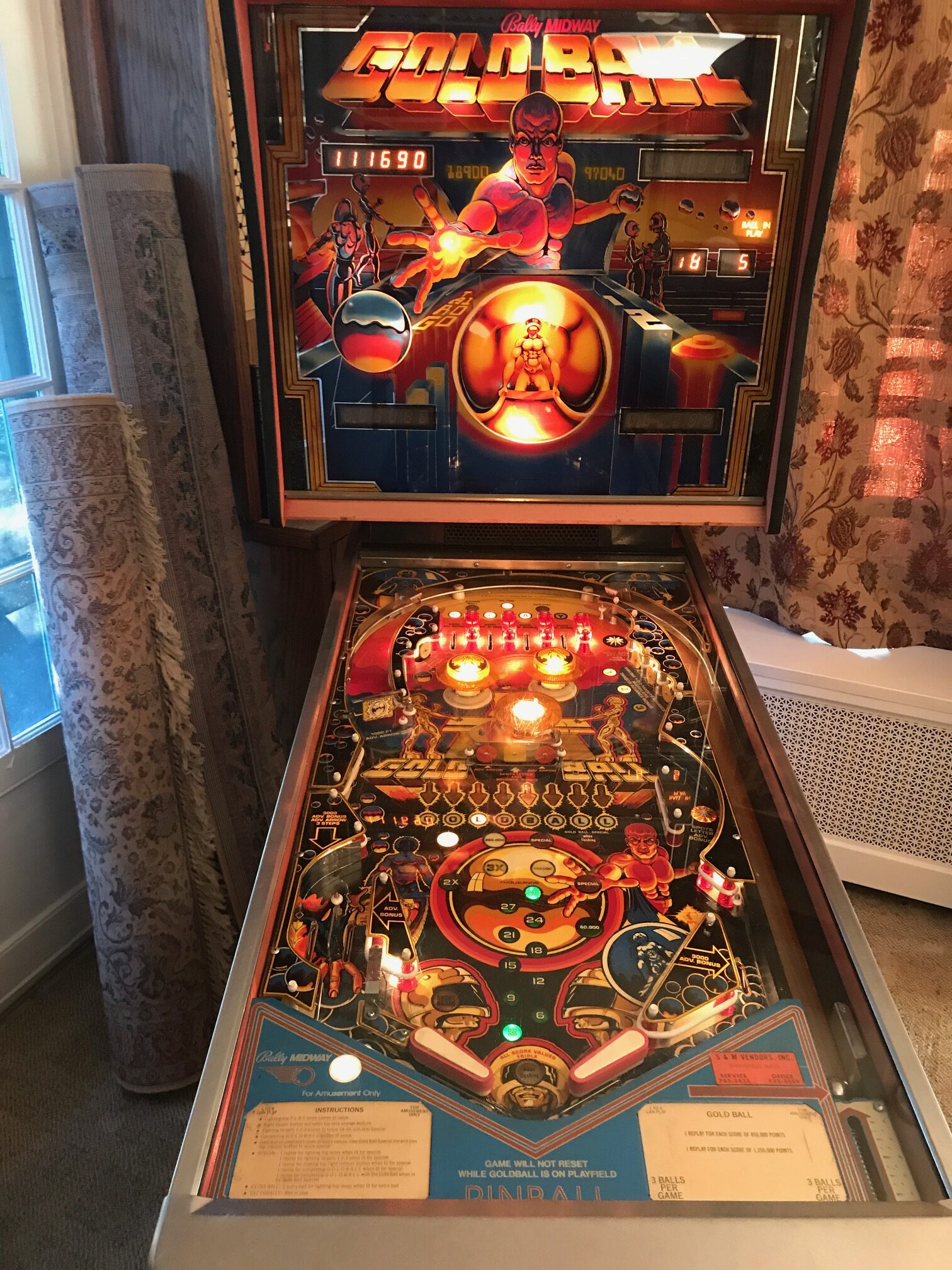 Another Bally Gold Ball – No Quarters Arcade