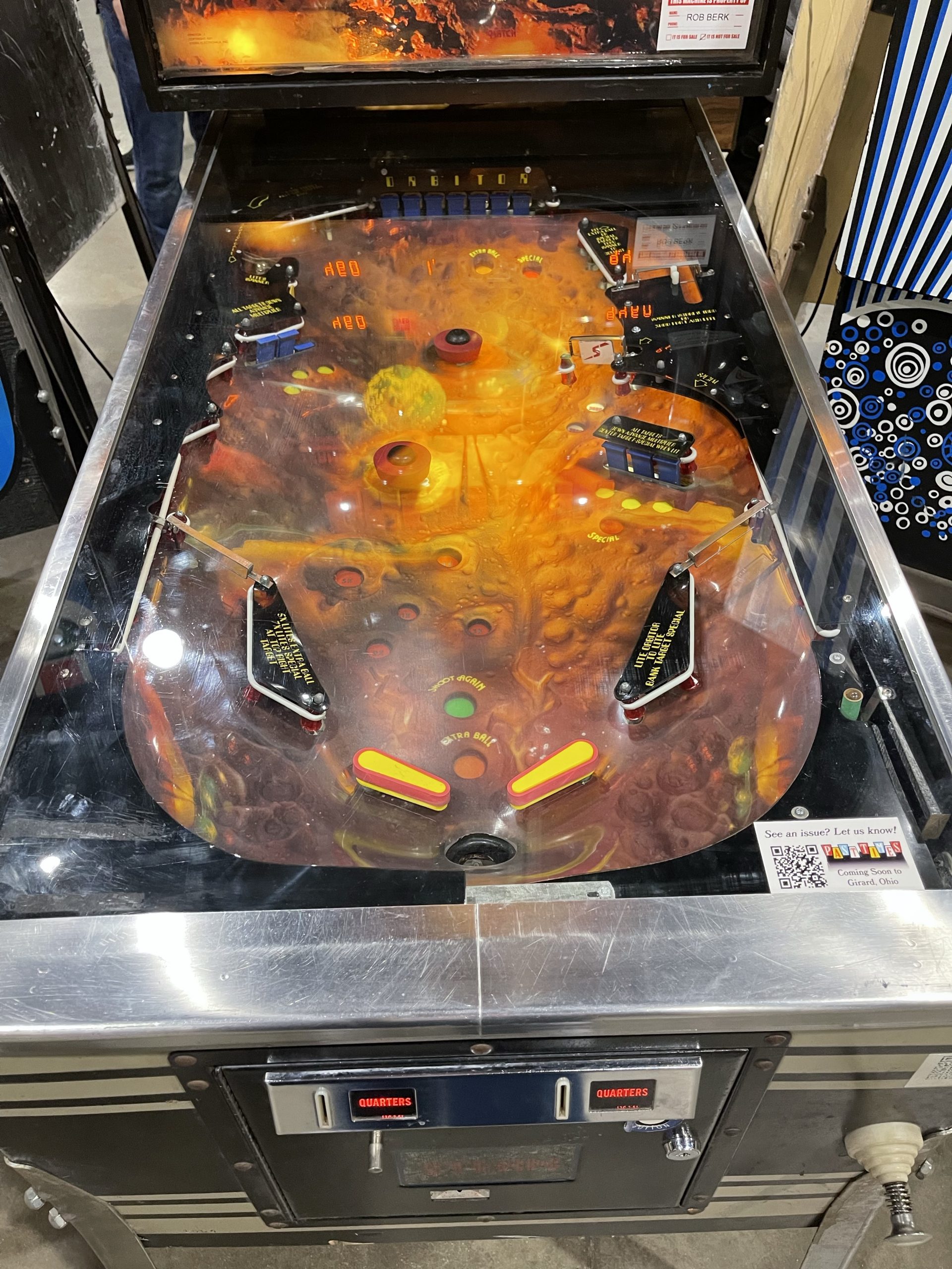 Rare Game Wednesday: Stern’s Orbitor 1 – No Quarters Arcade